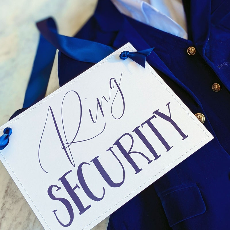 Ring Security Sign - Etsy