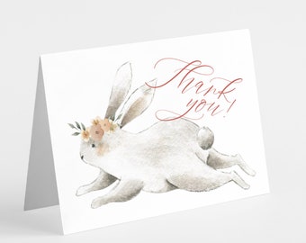 Rabbit Thank You - Etsy