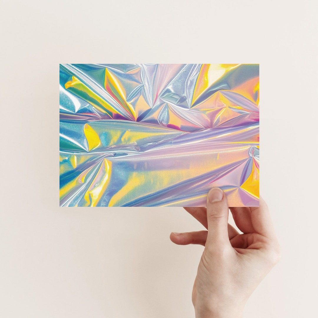 24-pack Holographic Effect Greeting Cards, All-occasion Iridescent ...