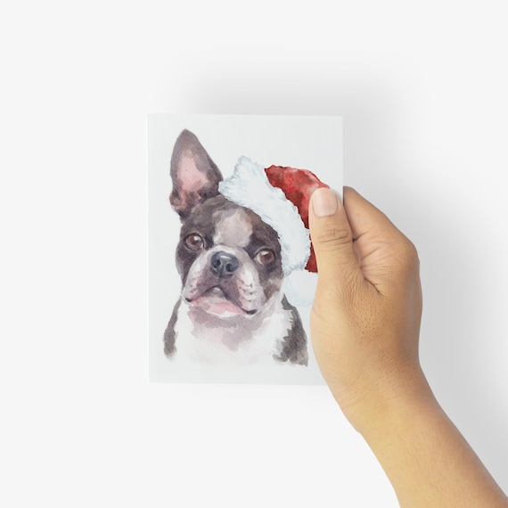 24 Frenchie Christmas Cards French Bulldog Blank Greetings - Etsy
