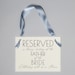 Memorial Reserved Sign for Wedding - Father of the Bride Special Chair ...