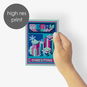 24 Vintage Inspired Retro 80s OG Christmas Cards + Envelopes - Etsy