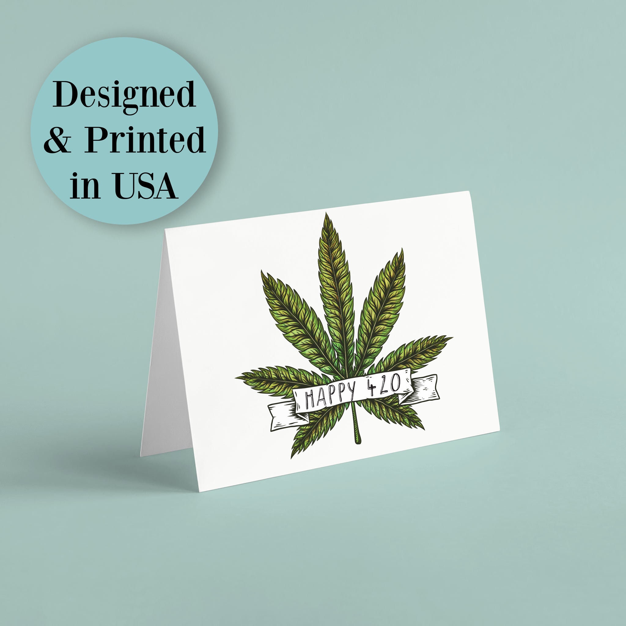 12 Pack of 420 Cards Happy 4/20 Cannabis Holiday Weed Themed | Etsy