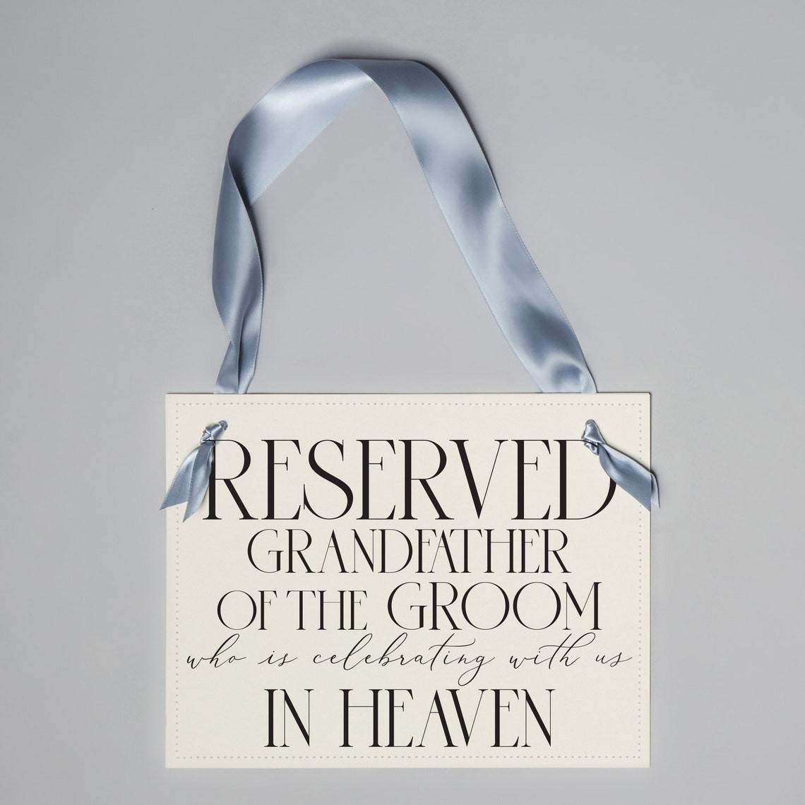 Memorial Sign for Grandfather of the Groom – Celebrating in Heaven ...