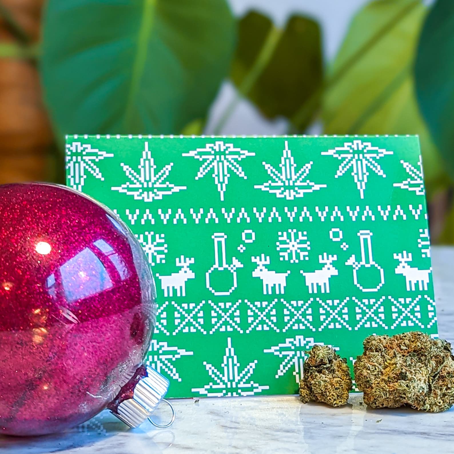 24 Cannabis Weed Themed Christmas Cards Funny RR0 6075 - Etsy