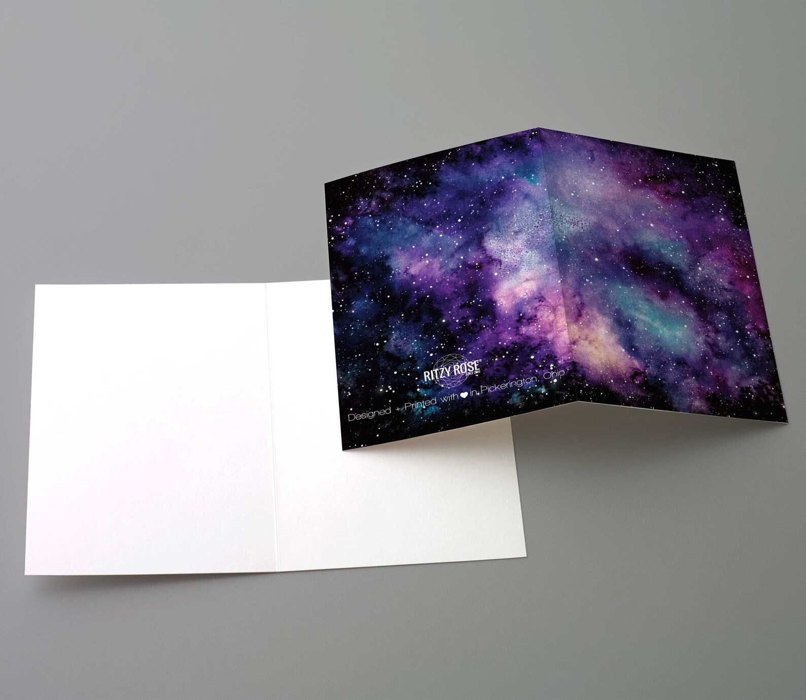 24 Galaxy Print Greeting Cards Blank Just Because All - Etsy