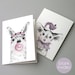 24 Woodland Creature Blank Greeting Cards 24 Cards Envelopes Whimsical ...