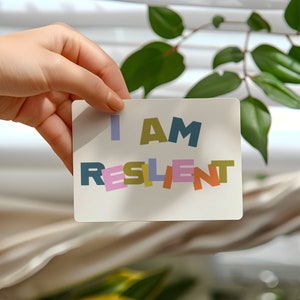 16 Colorful Positive Affirmation Cards for Children - Self-esteem ...