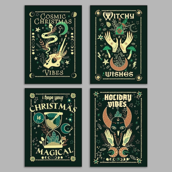 24 Witchy Christmas - Etsy
