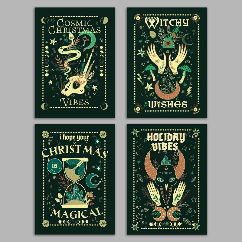 24 Witchy Christmas - Etsy