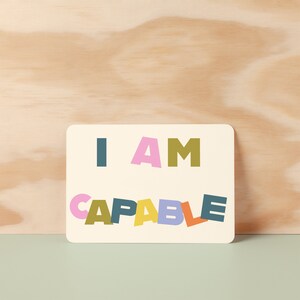 16 Colorful Positive Affirmation Cards for Children - Self-esteem ...