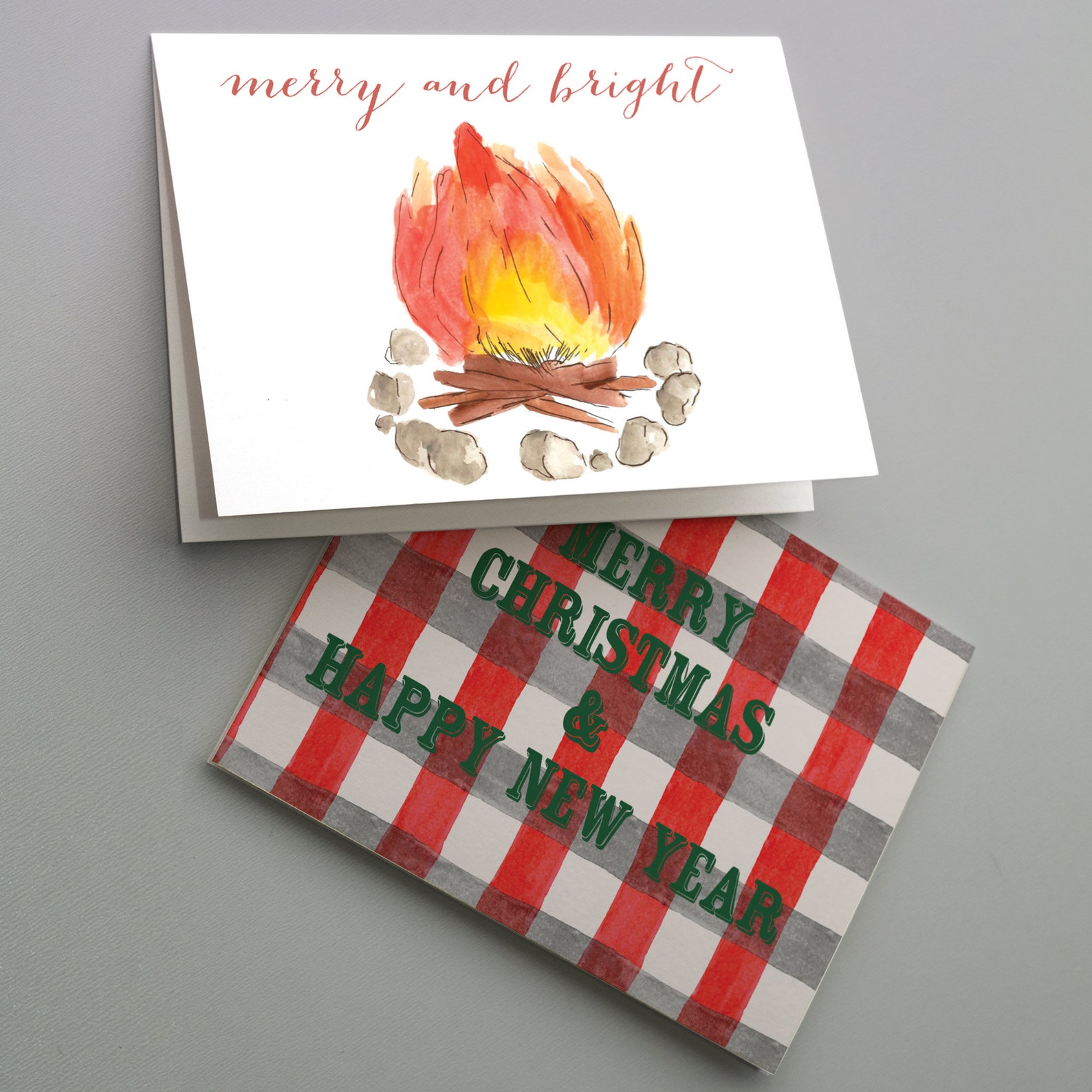 Outdoors Christmas Cards Vintage Campers 24 Holiday Cards - Etsy