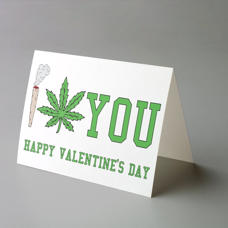 Weed Greeting Card - Etsy