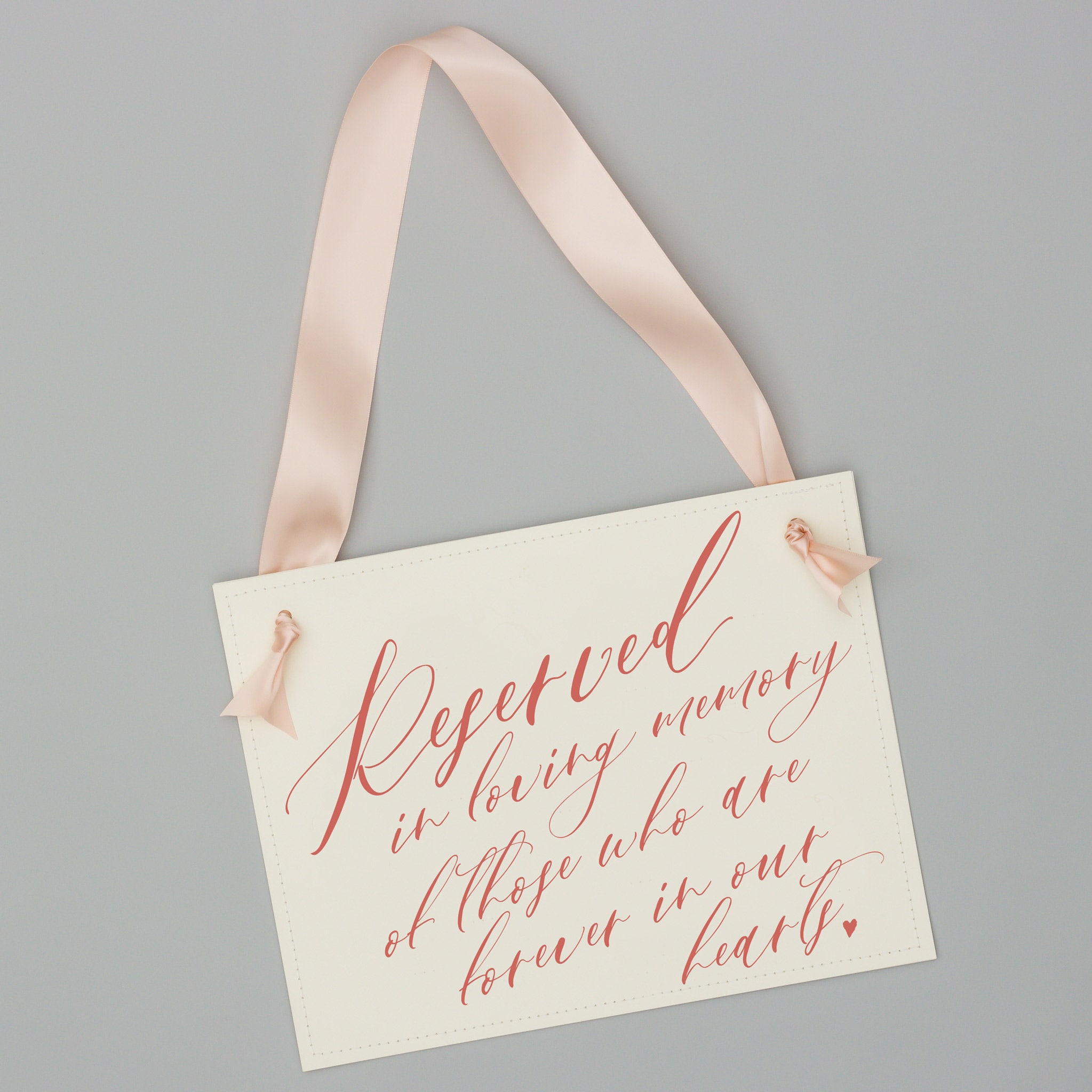 Memorial Wedding Sign Reserved in Loving Memory of Those Who | Etsy