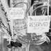 2 Reserved Row Signs - Formal Wedding Ceremony Seat Signage RR23C ...