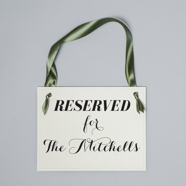 Reserved Seat Sign Personalized - Etsy