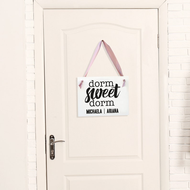 College Roommate Dorm Room Sign Dorm Sweet Dorm Banner - Etsy