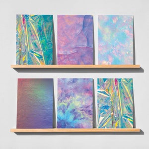 24-pack Iridescent Dreams Greeting Cards, Holographic-inspired Printed ...