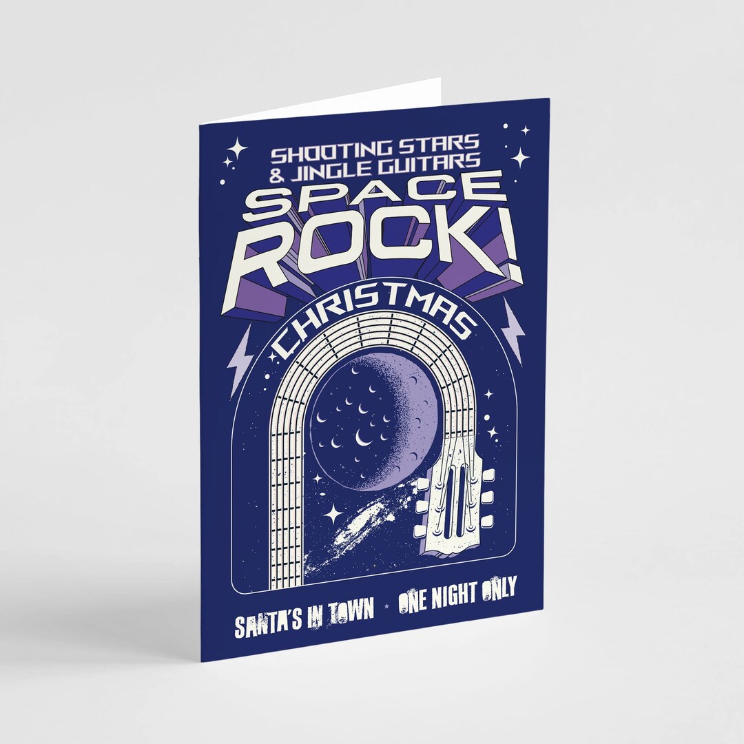 24 Space Rock Christmas Cards - Sci-fi Holiday Notecards - Boxed Set of ...