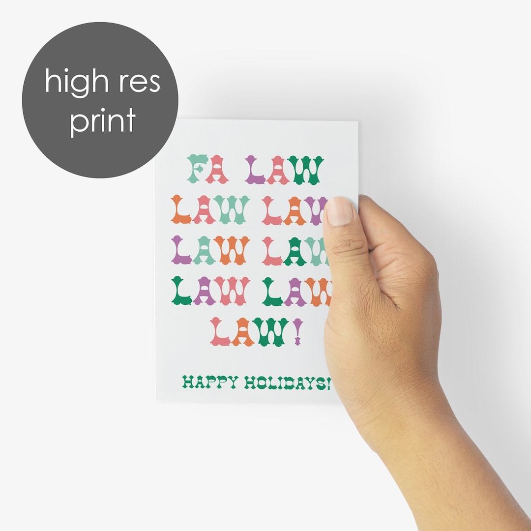 24 Funny Lawyer Holiday Cards With Envelopes Fa Law Law Law24 Funny ...