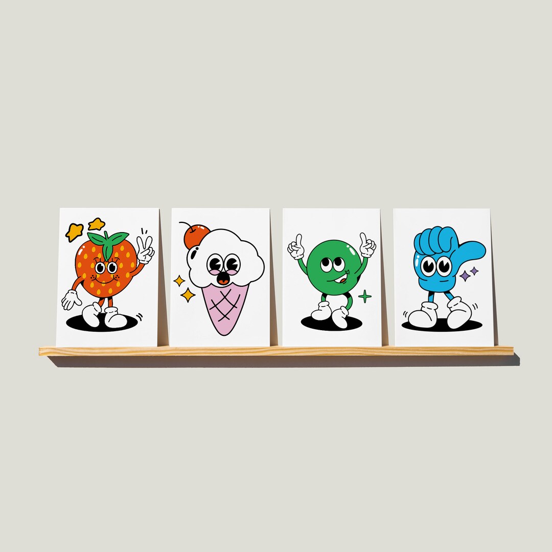 Cute Emoji Character Greeting Cards – 24 -card Boxed Set With Envelopes ...