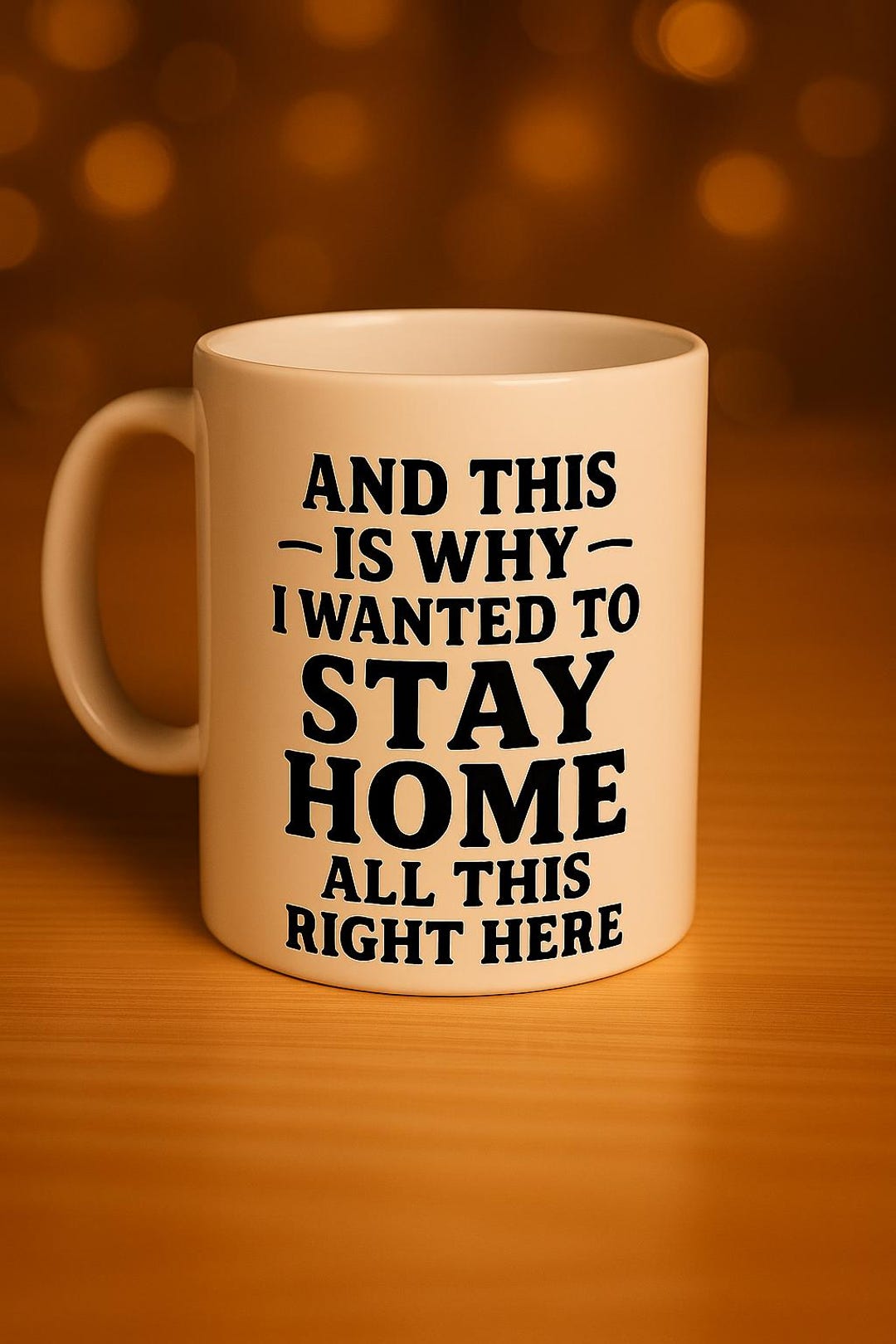 See This is Why I Wanted to Stay Home Coffee Mug | Funny Coffee Cup ...