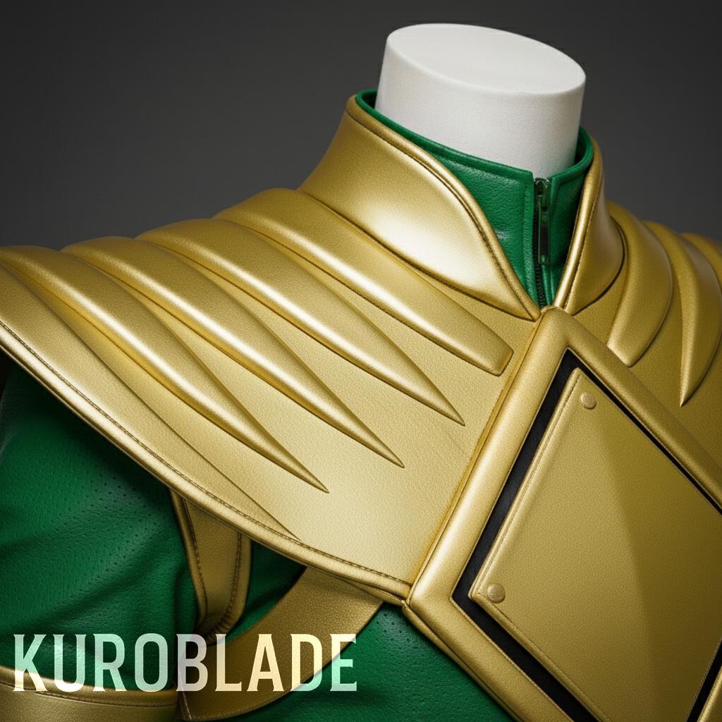 Handmade Leather Green Ranger Cosplay Jacket | Detachable Dragon Shield ...