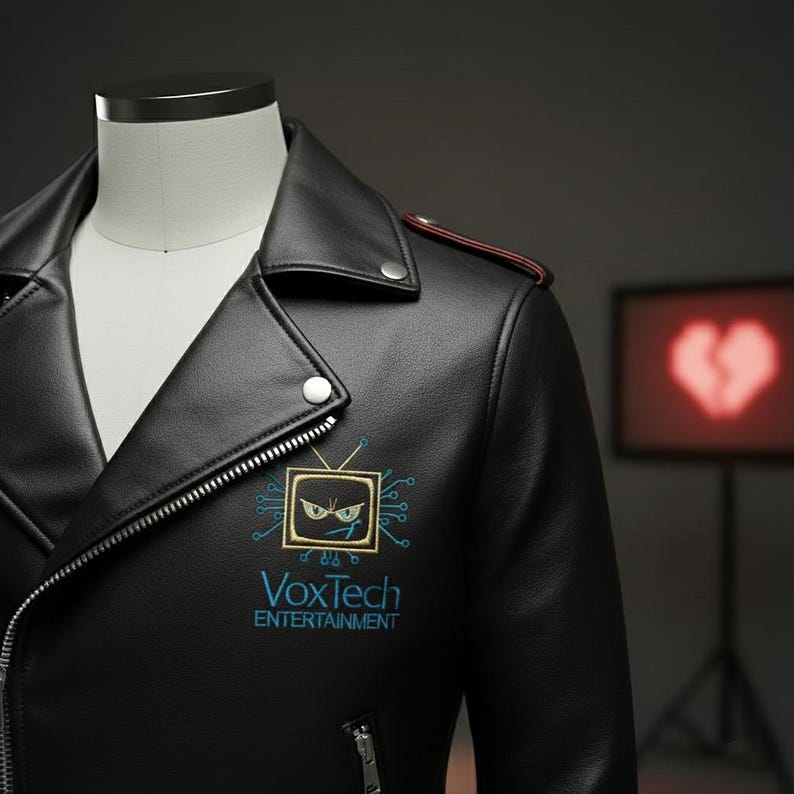 Vox Hazbin Hotel Leather Jacket - Premium Voxtech Biker Jacket ...