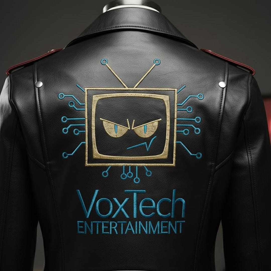 Vox Hazbin Hotel Leather Jacket - Premium Voxtech Biker Jacket ...