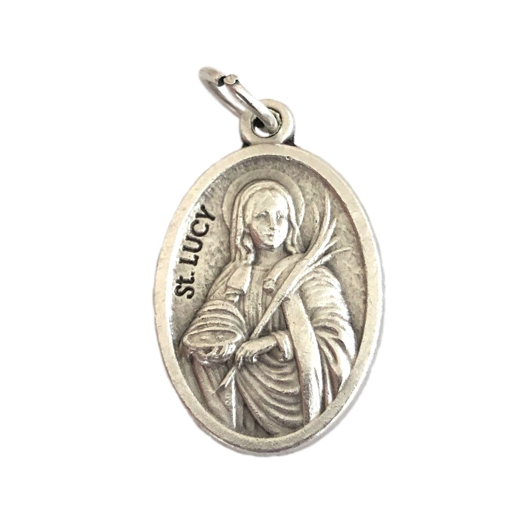 St Lucy Catholic Holy Medals Patron Saint of Blind, Martyrs & Writers ...