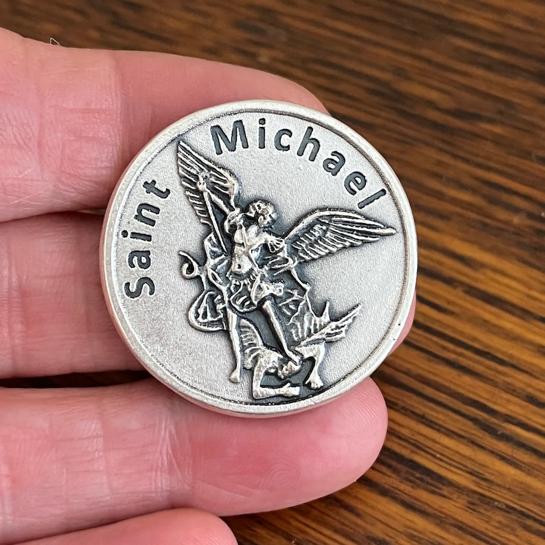 St Michael Pocket Token Coins Military Gifts USMC, Navy, Air Force ...