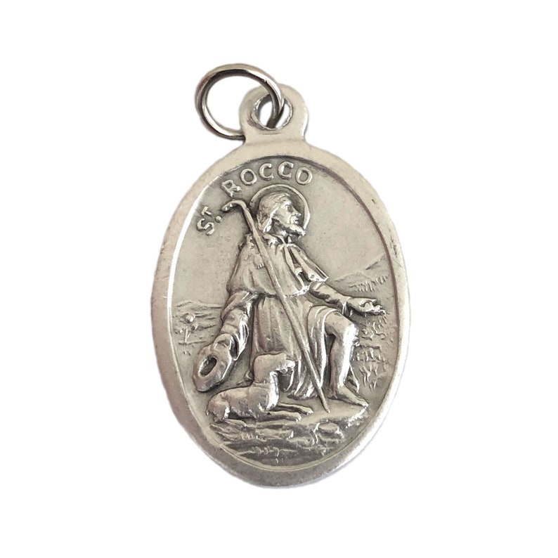 St Rocco Medals Catholic Patron Saint of Dogs & Bachelors | Etsy