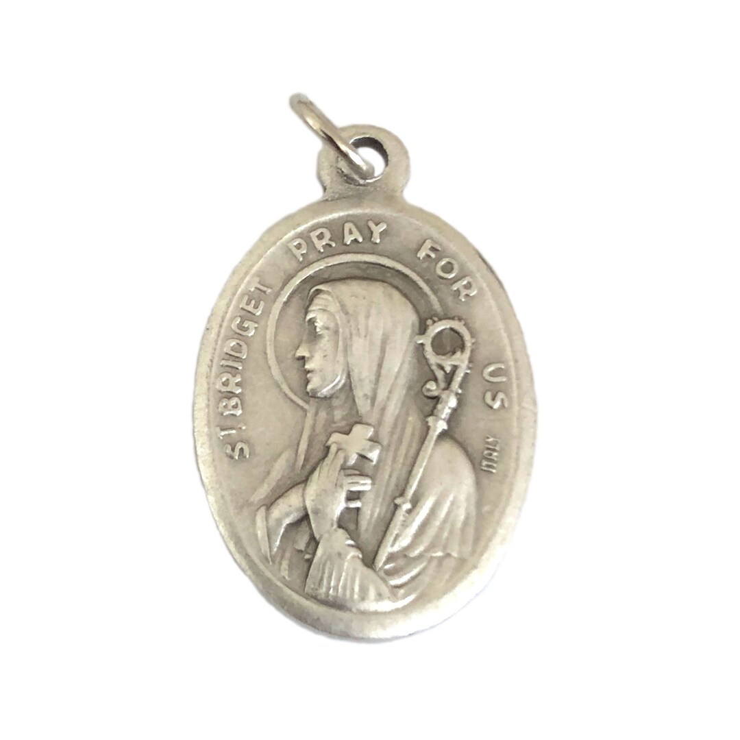 St Bridget Saint Brigid Medals Catholic Patron of Babies & - Etsy