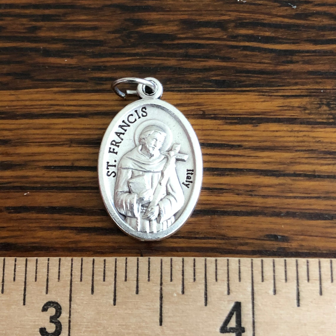 St Francis of Assisi Medal Saint Clare Holy Catholic Pendant | Etsy