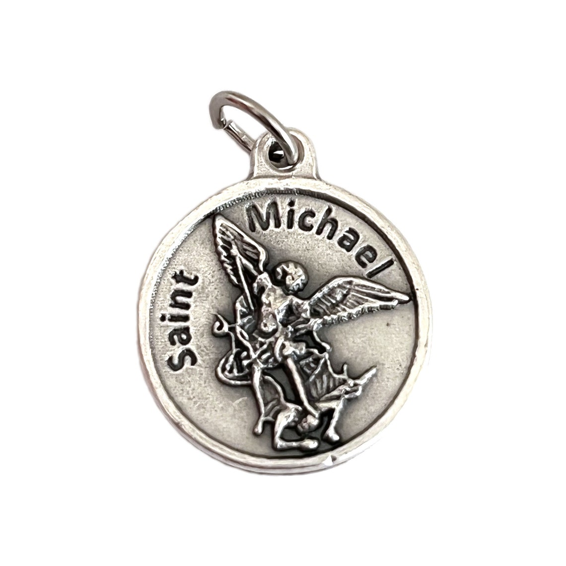 St Michael Police Officer Badge Charm Saint Medal Gifts | Etsy