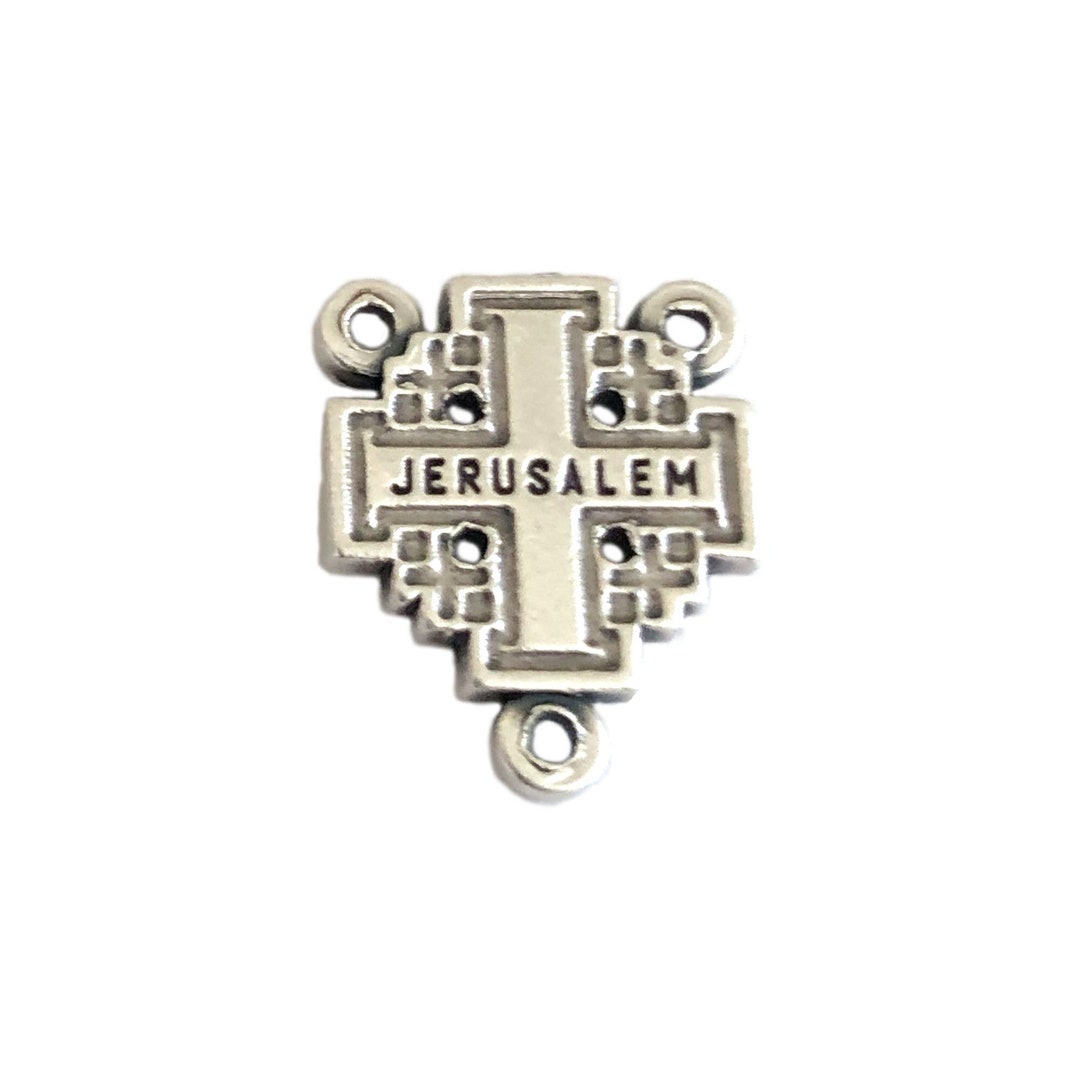 Jerusalem Cross Rosary Centerpiece Connector Parts 5/8" - Etsy