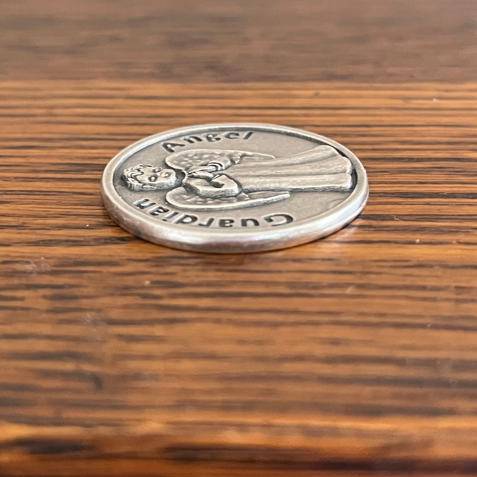 Guardian Angel Coin Pocket Prayer Token Religious Gifts - Etsy