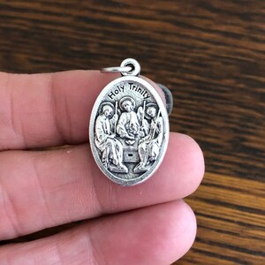 Holy Trinity Pendant Medals Virgin Mary and Jesus Catholic Gifts - Etsy