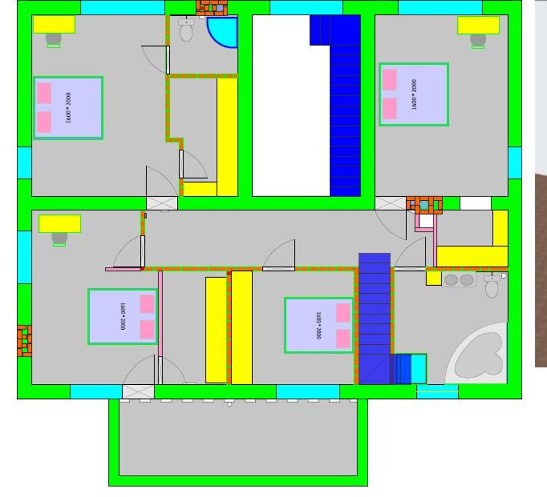 Custom Architectural Floor Plan | Printable Home Blueprint | Digital ...