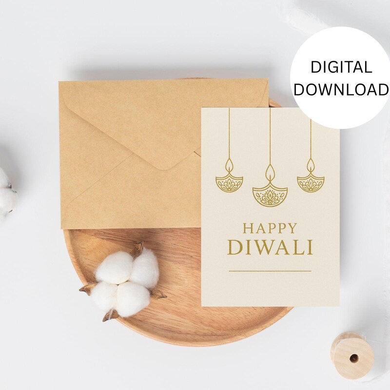Diwali Card - Etsy