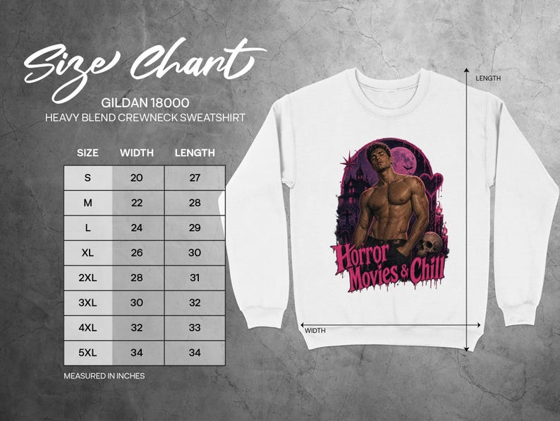 Horror Movies Chill Sweatshirt Scary Movies Slasher Film Horrorcore ...