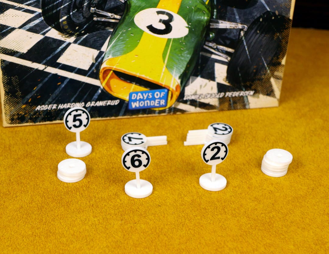 3D Corner Speed Limit Miniatures: Heat Pedal to the Metal Board Game ...