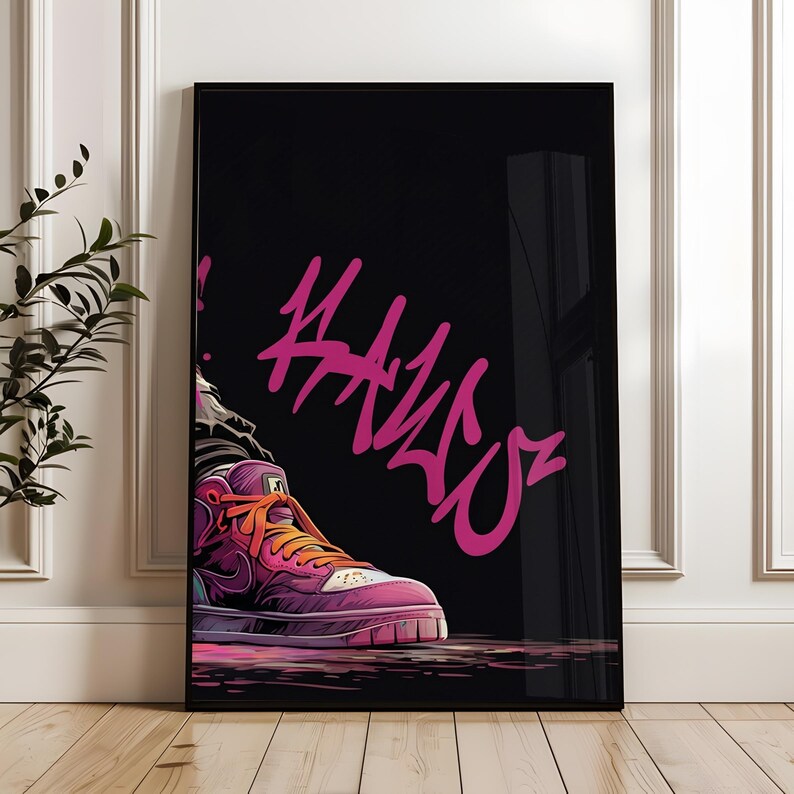 Hypebeast Kaws Poster Set, Graffiti Art, Trendy Wall Decor (digital ...