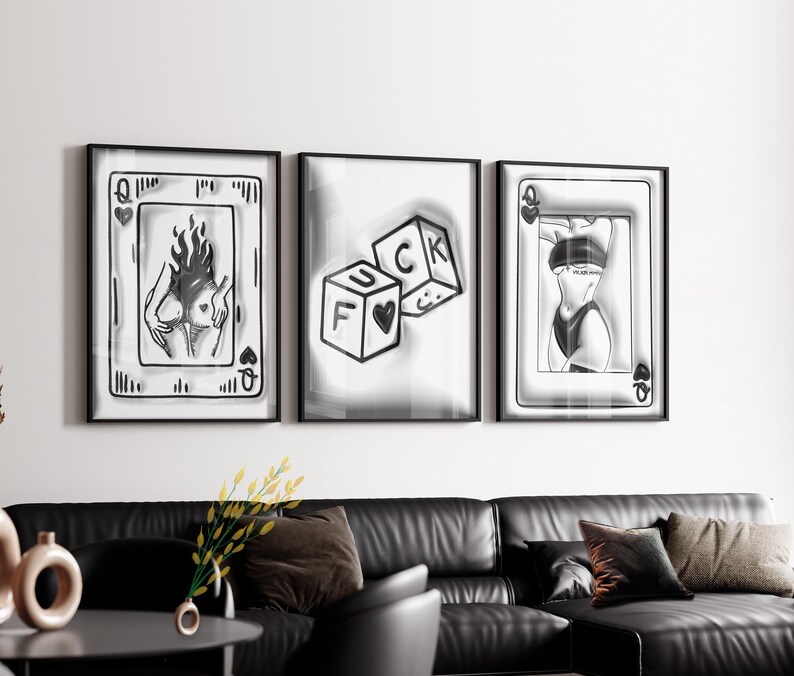 KAWS Graffiti Poster Set of 3: Hypebeast Sneaker Art (digital Download ...