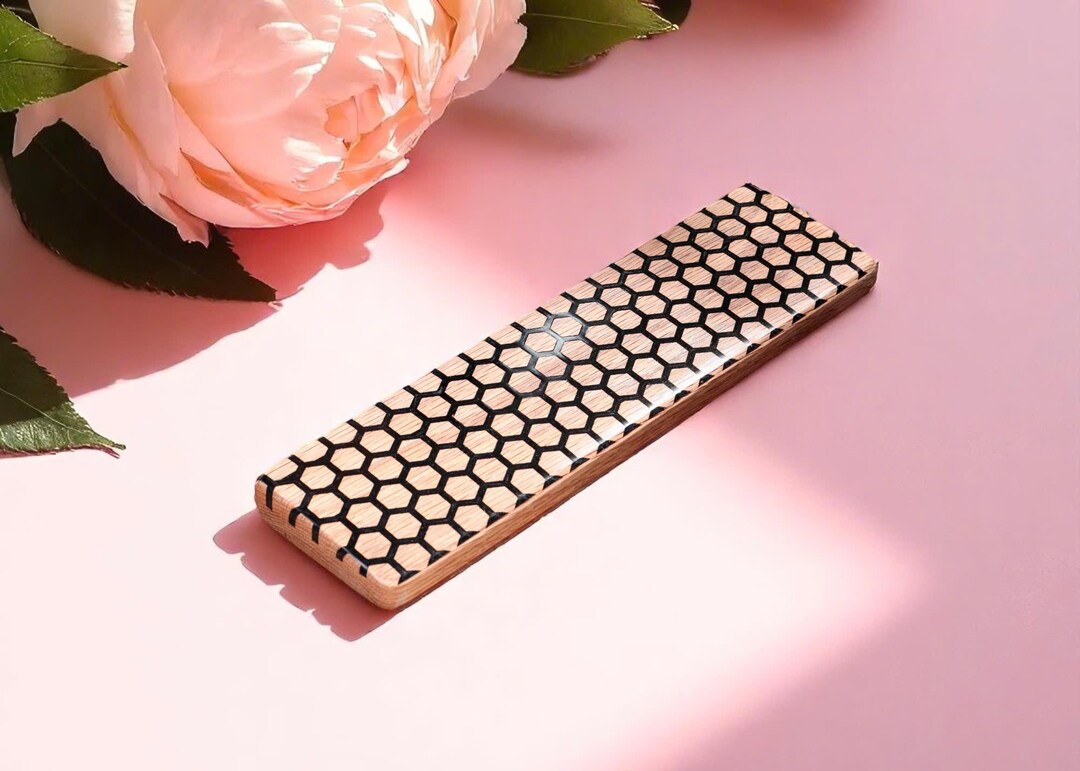 Handmade Resin Honeycomb Wrist Rest for Mechanical Keyboard | Custom ...