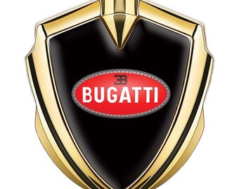 Bugatti Metal Emblems/high Quality/handmade/domed Epoxy Sticker in a ...
