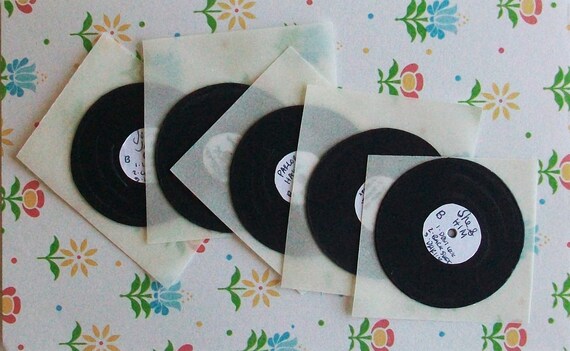 Items similar to Record Stickers on Etsy