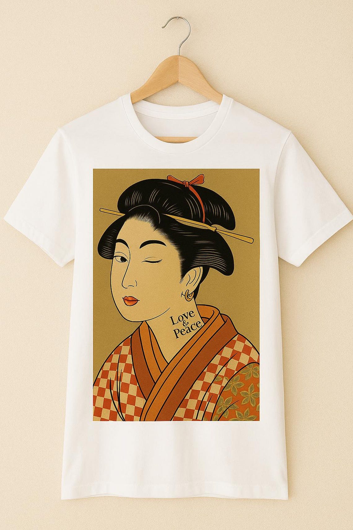 Modern Ukiyo-e Portrait Set | Samurai, Ninja & Geisha Digital Wall Art ...