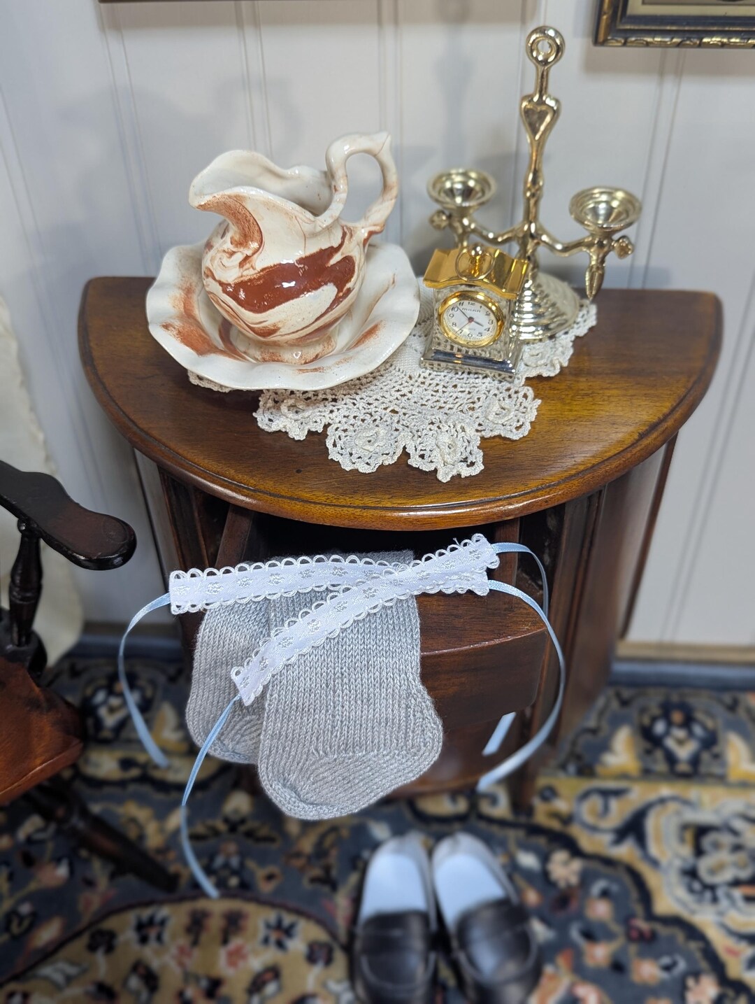 White Ribbon Garters for 18 Inch Dolls - Stocking Garters ...