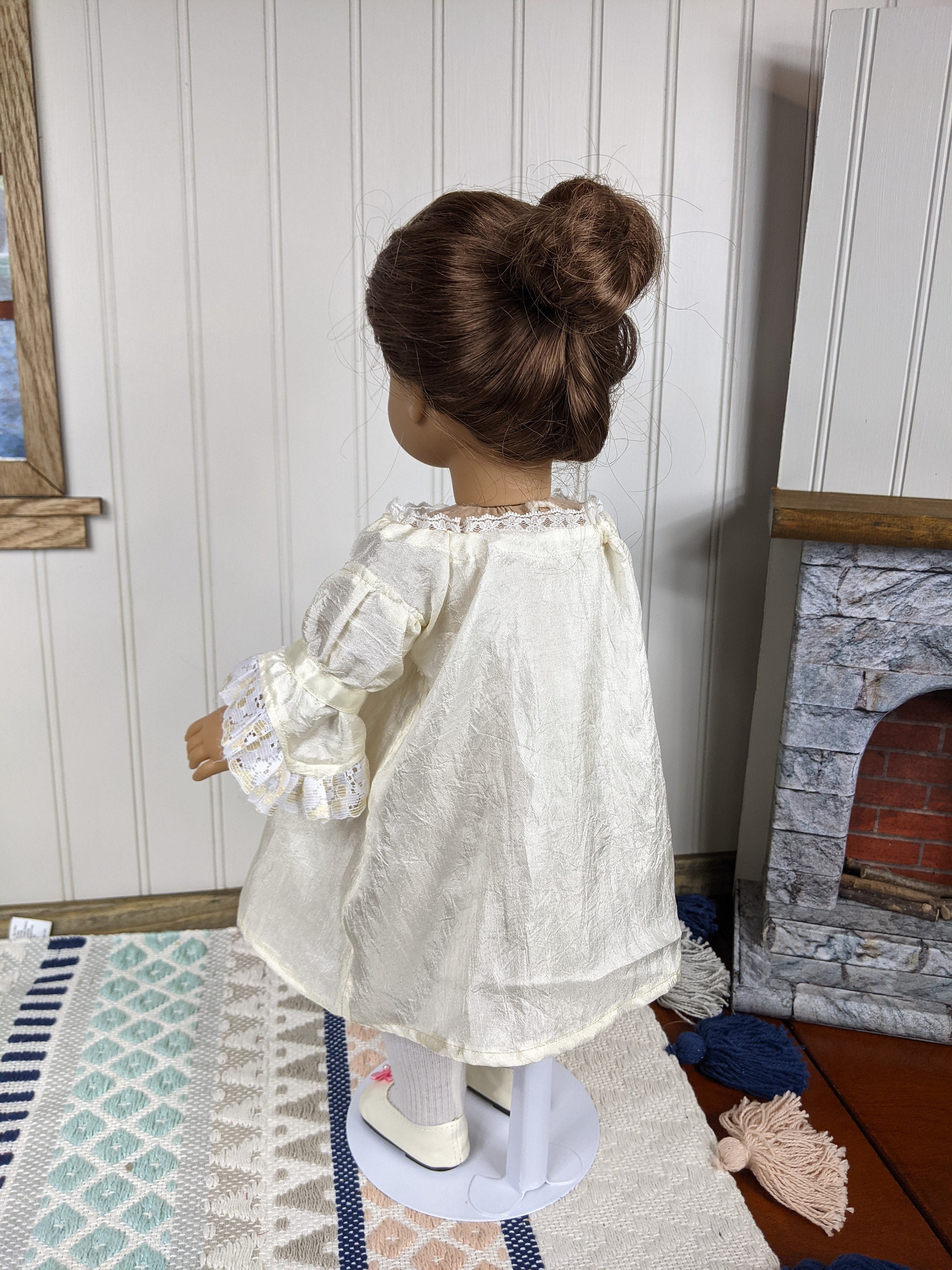 Shift Undergarment With Fancy Lace for 18 Dolls Like - Etsy